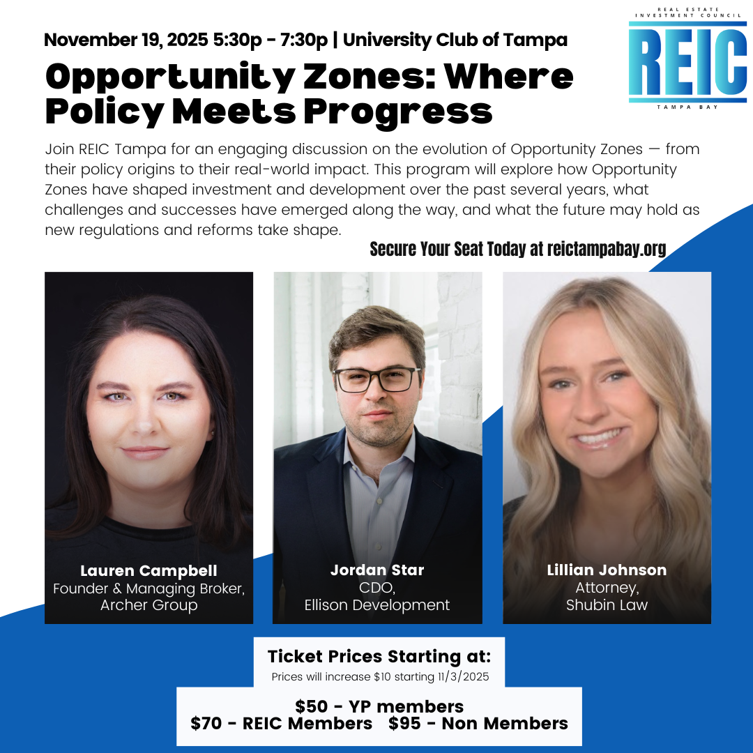 11/19/2025 - Opportunity Zones: Where Policy Meets Progress